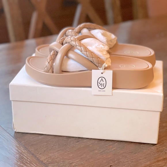 Ash | Shoes | Ashvanessa Braidedtrap Platform Slides | Poshmark